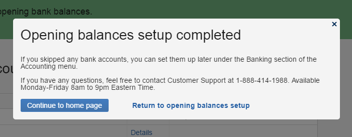 Getting Started: How do I enter opening balances for my bank accounts?