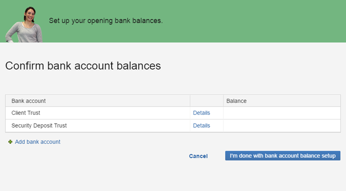 Getting Started: How do I enter opening balances for my bank accounts?