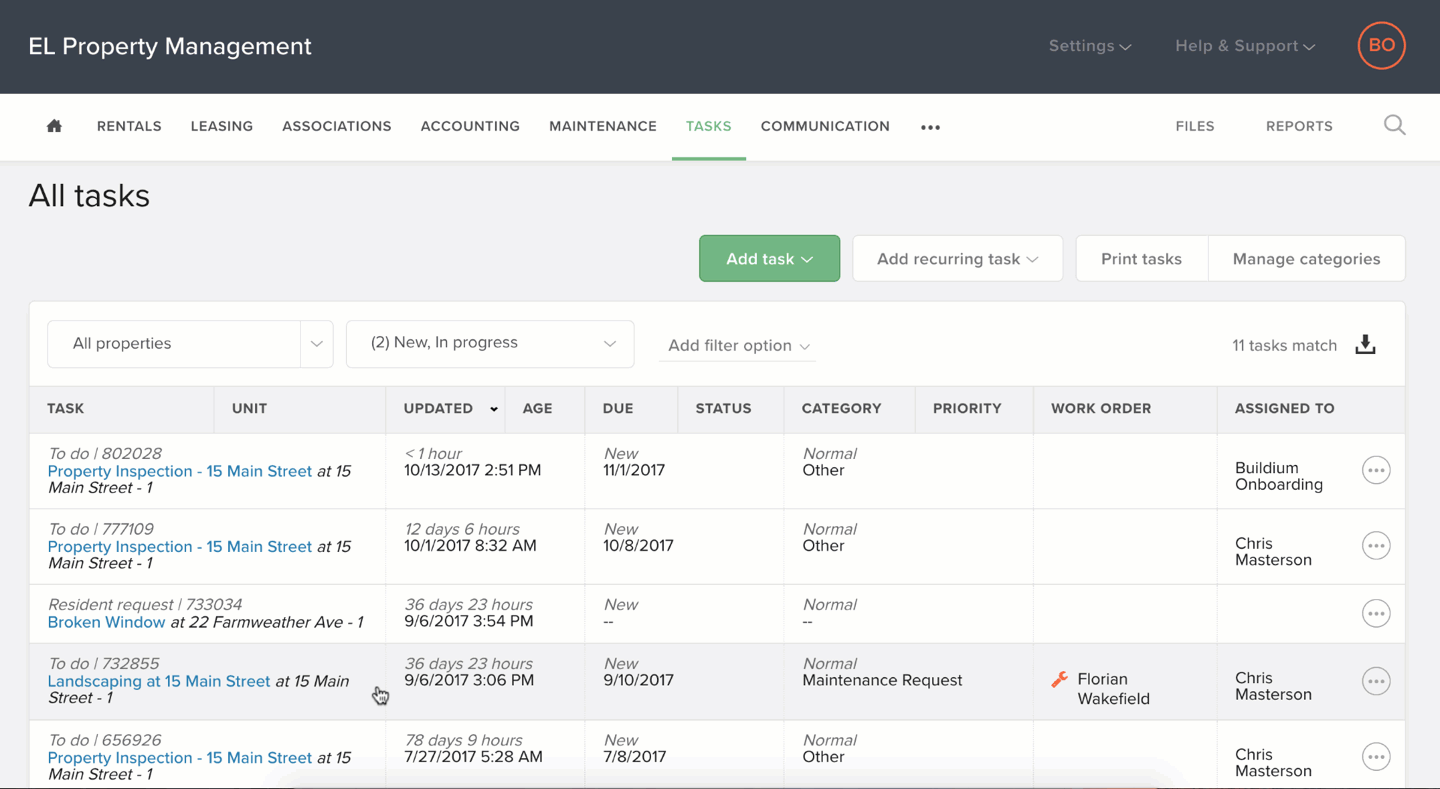 How do I edit a task?