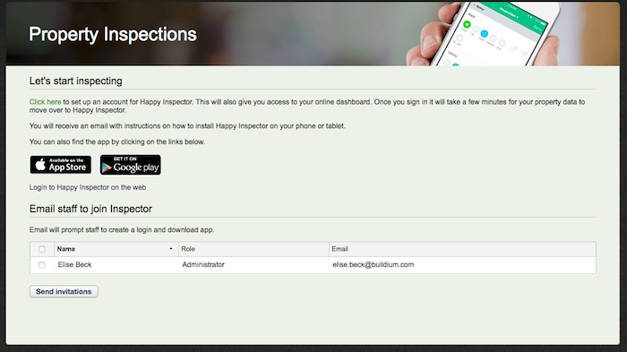 How do I set up Buildium Property Inspections?