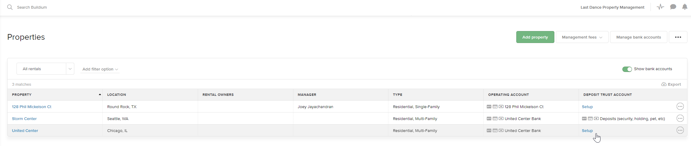 Property-Level Banking