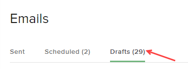 Draft and Schedule Email Sends