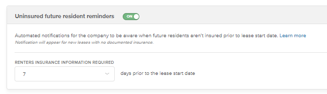 Updates to Renters Insurance
