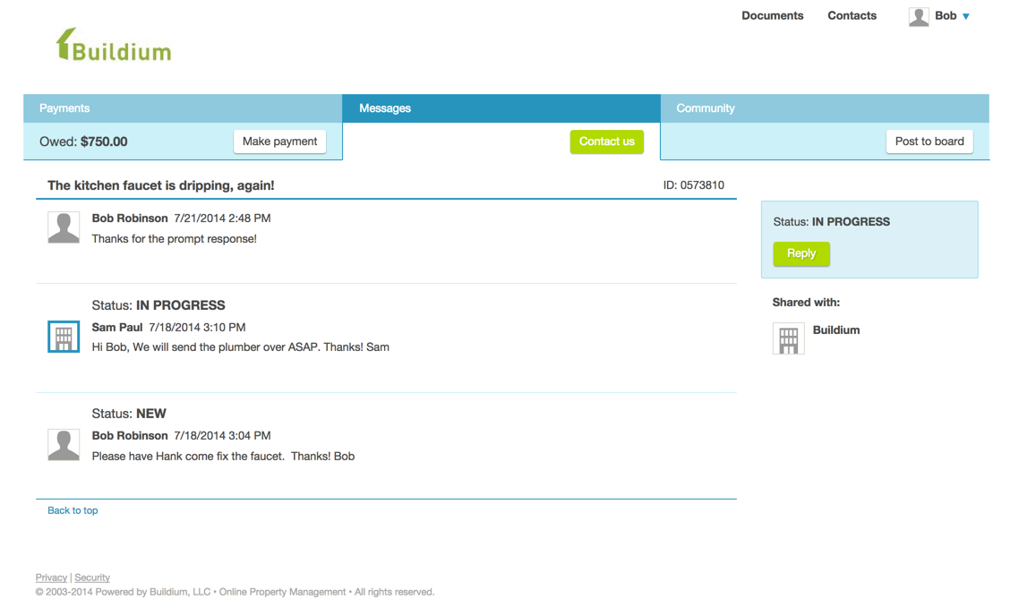 Buildium's responsive resident portal - How your residents see it