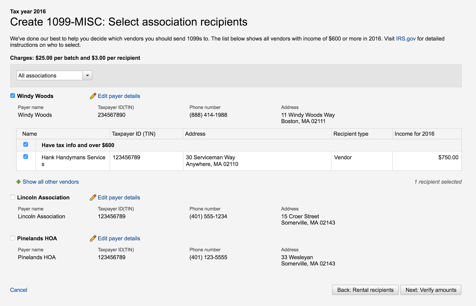 Process 1099-MISC forms