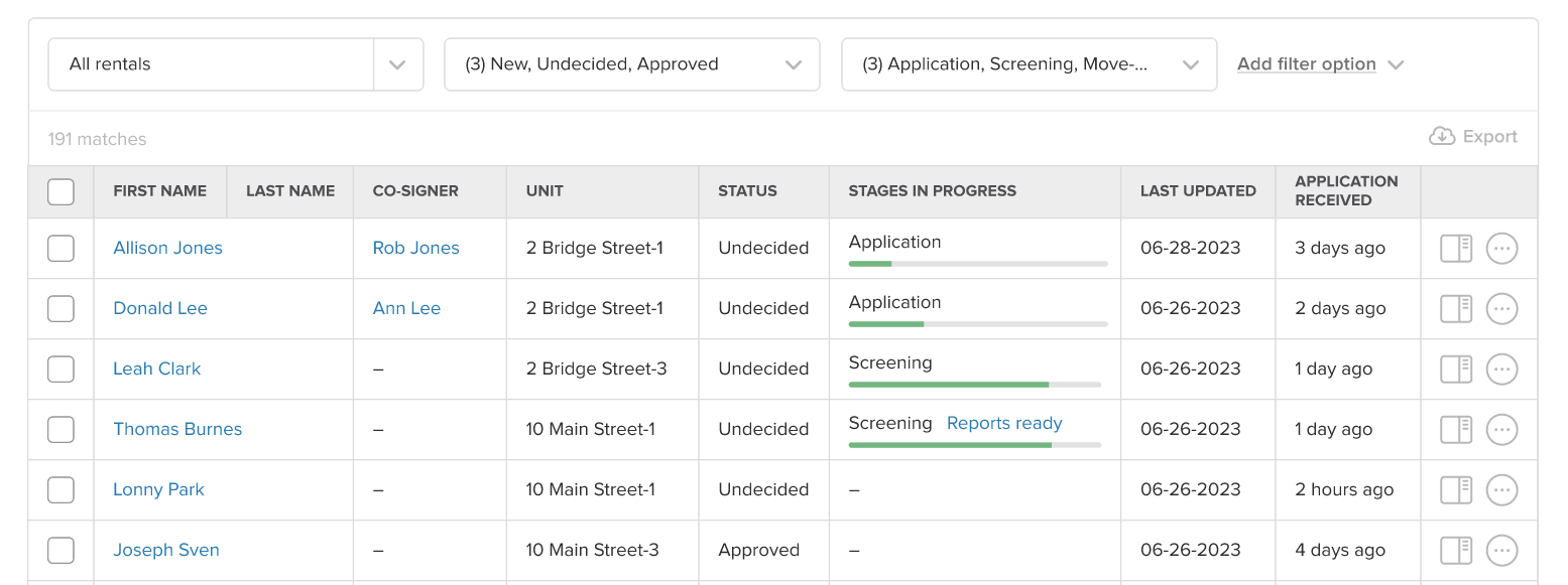 Applicant Workflow & Tracking