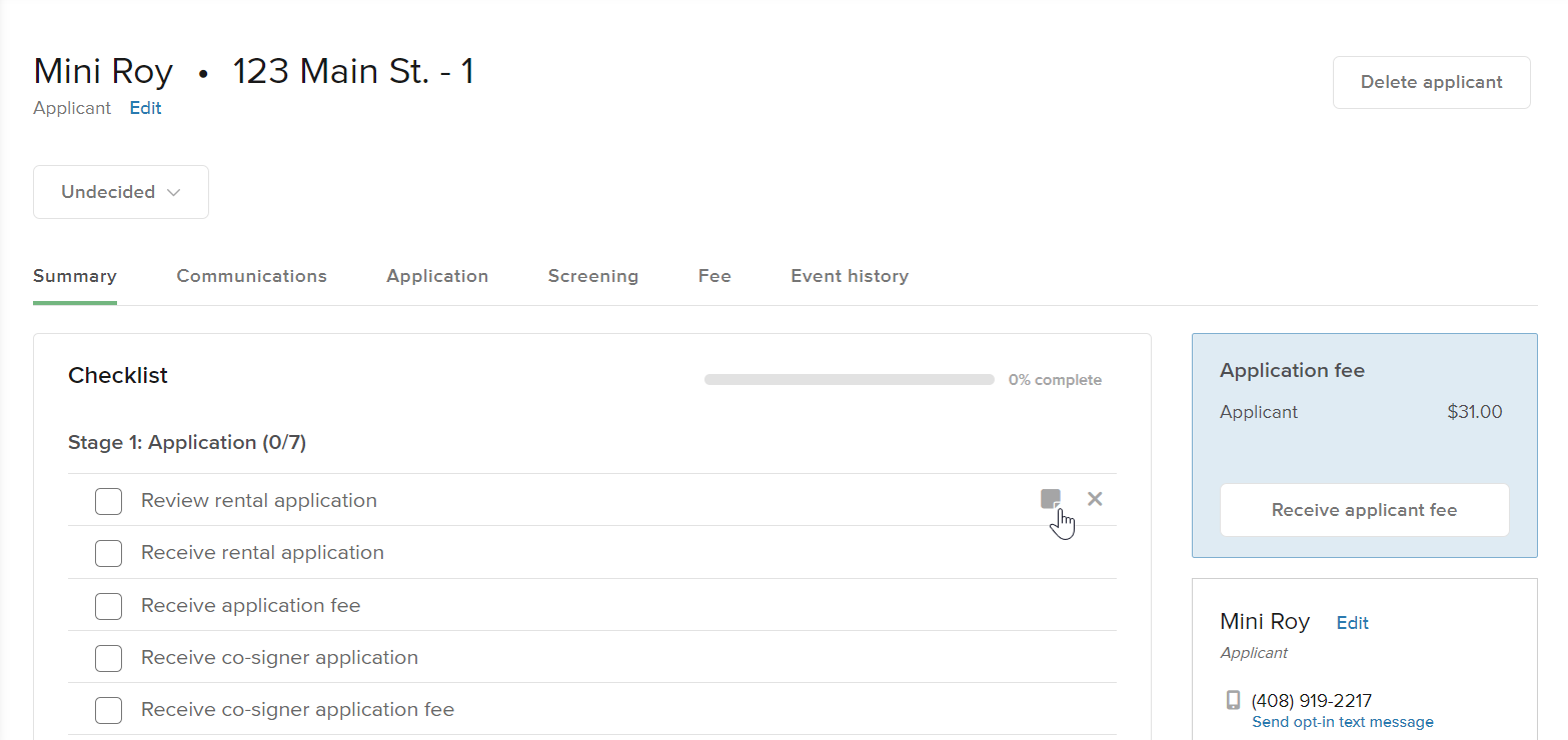 Applicant Workflow & Tracking