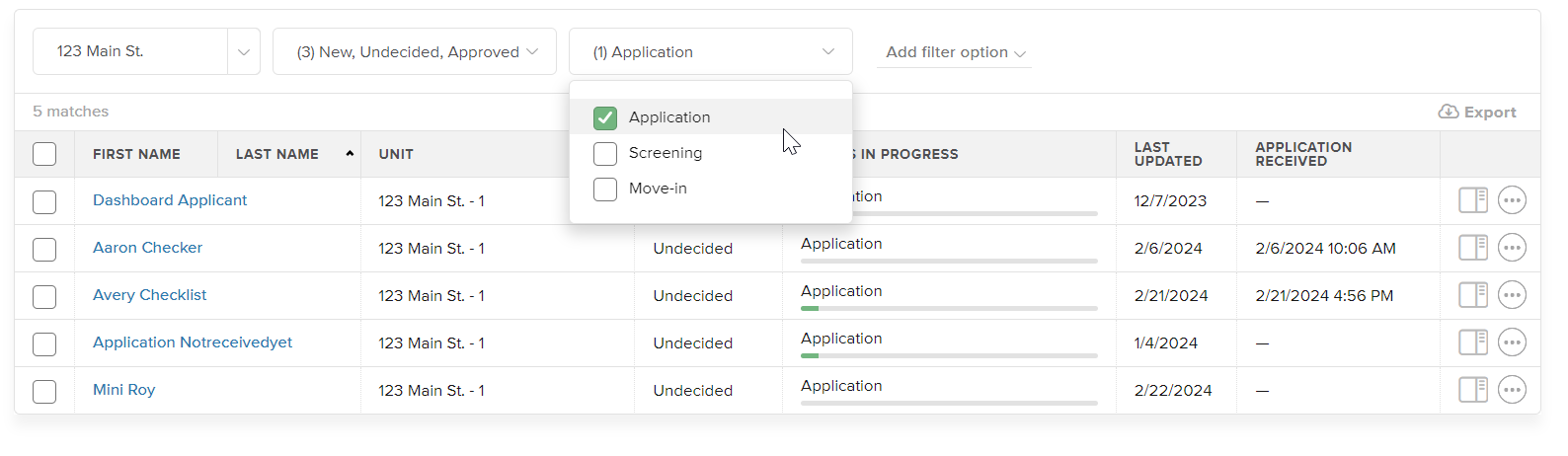 Applicant Workflow & Tracking