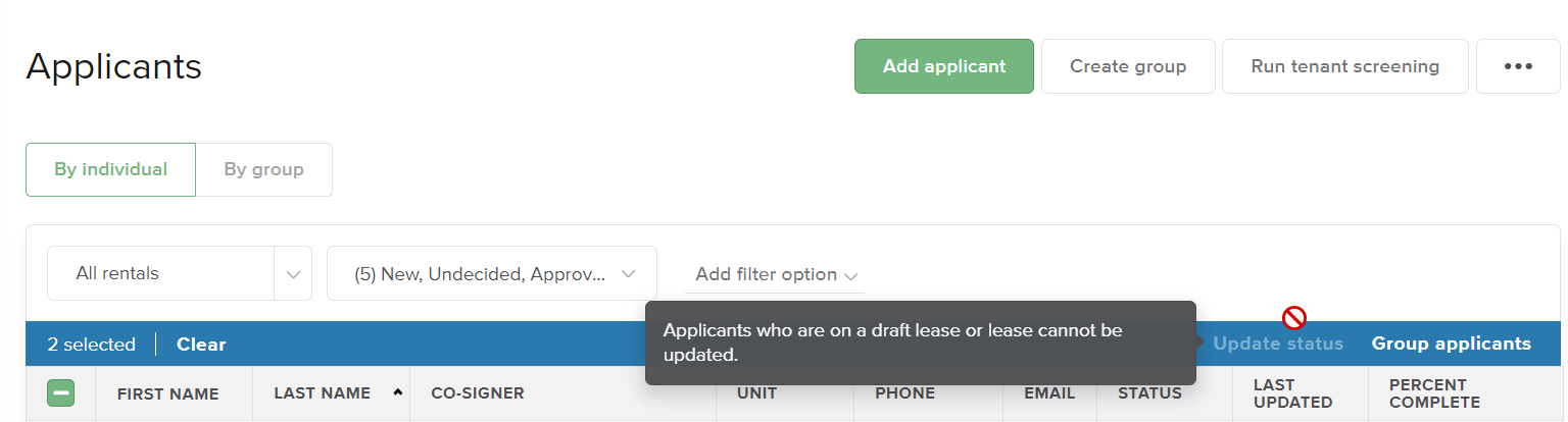 Applicant Workflow & Tracking