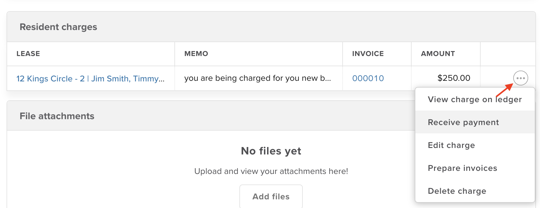 Bills: How to Enter Resident Charges from a Bill