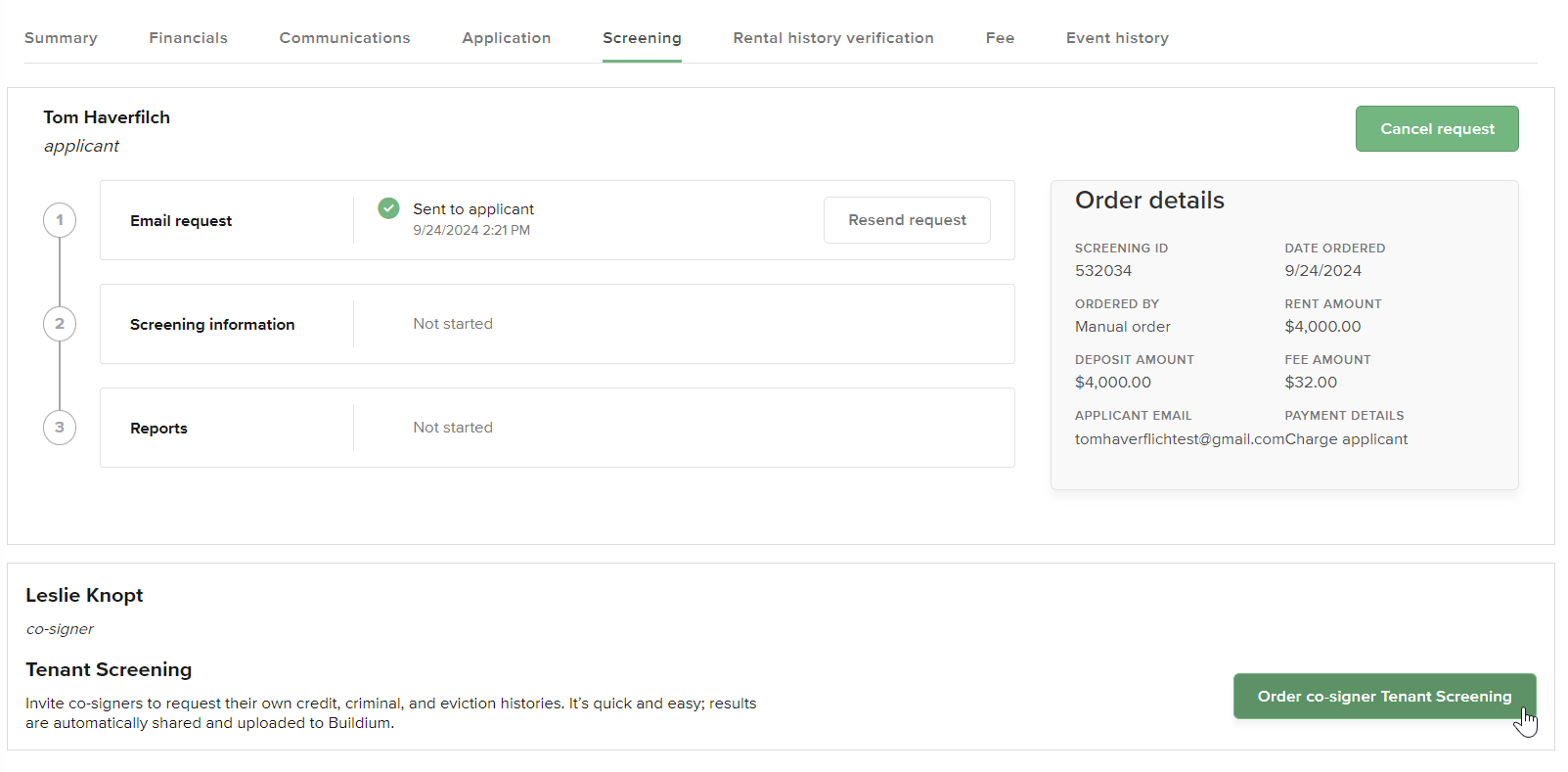 Automated Tenant Screening