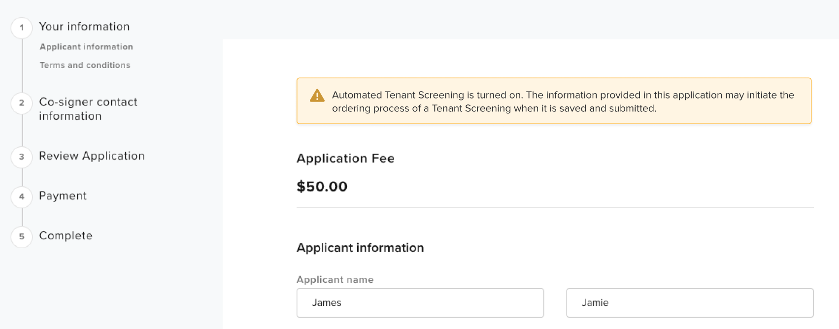 Automated Tenant Screening