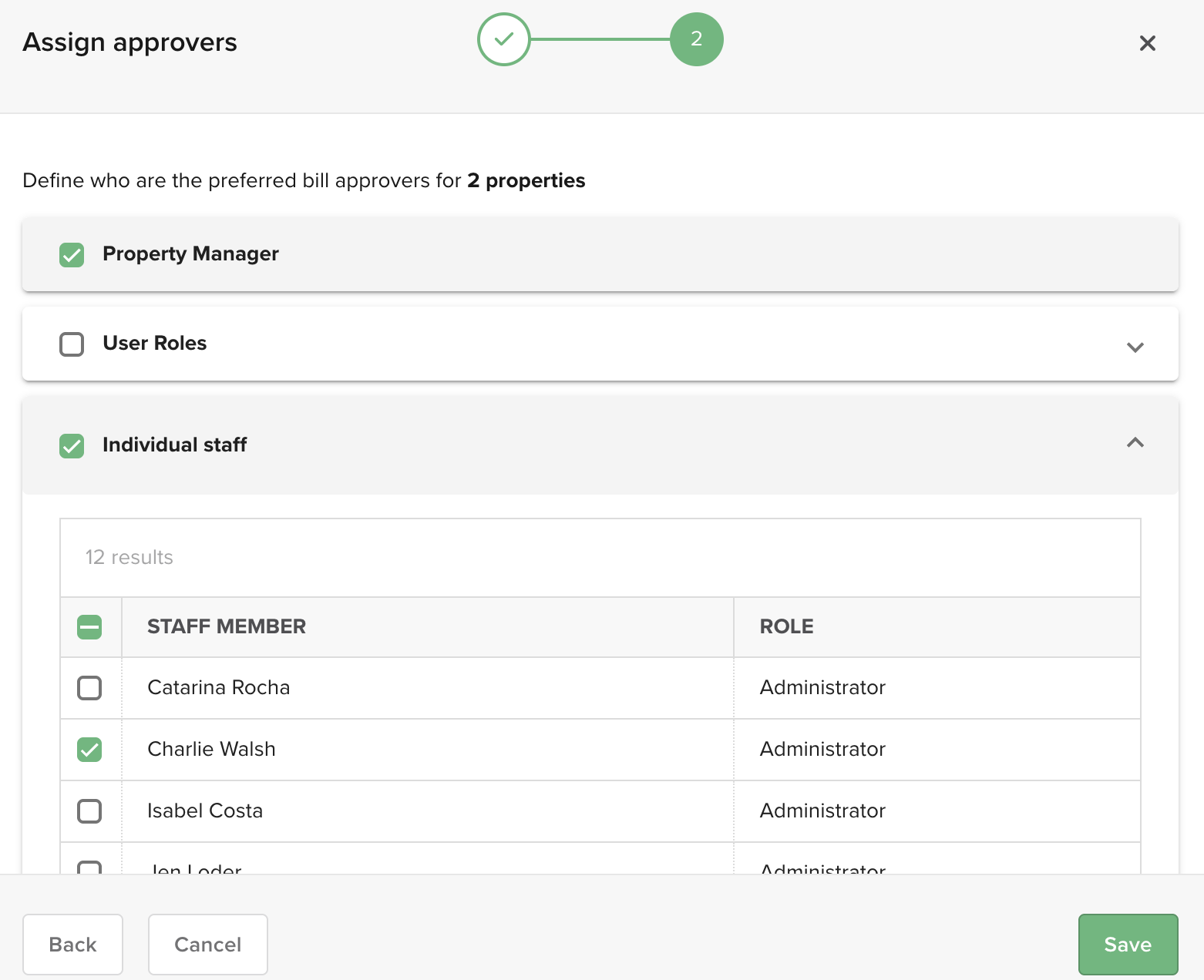Preferred approvers - Bill approvals
