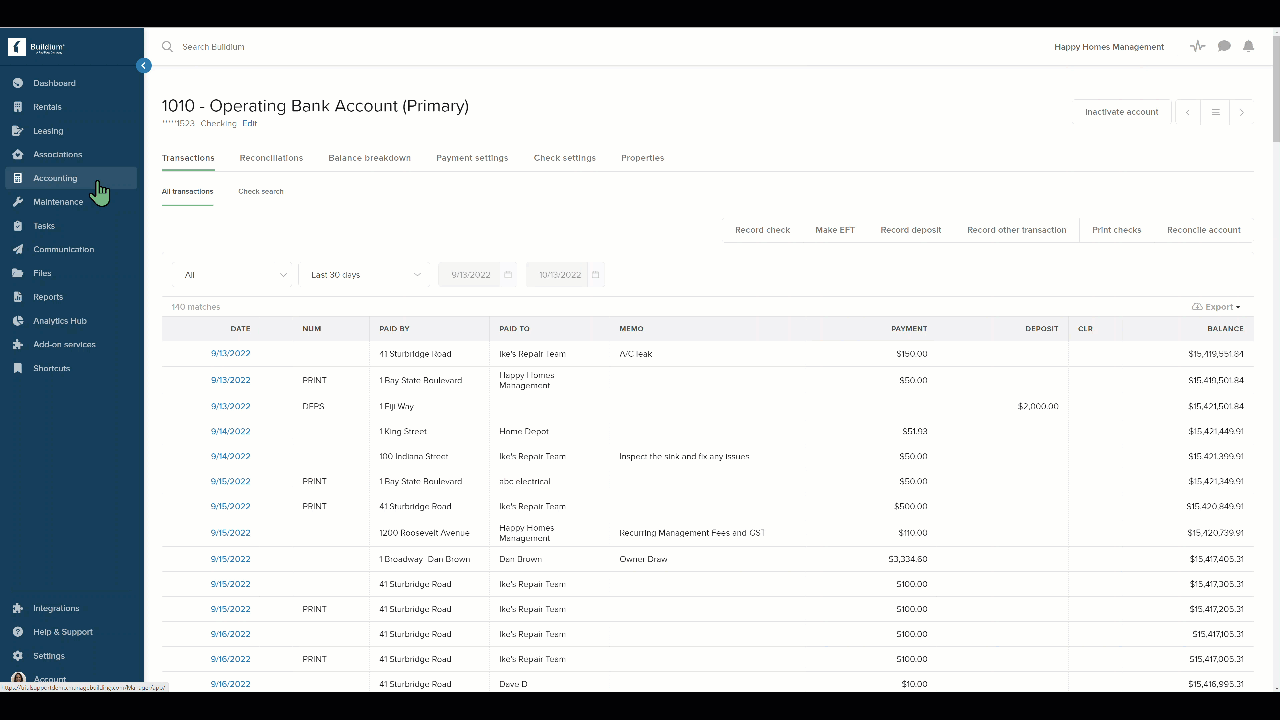 Automatic bank reconciliation