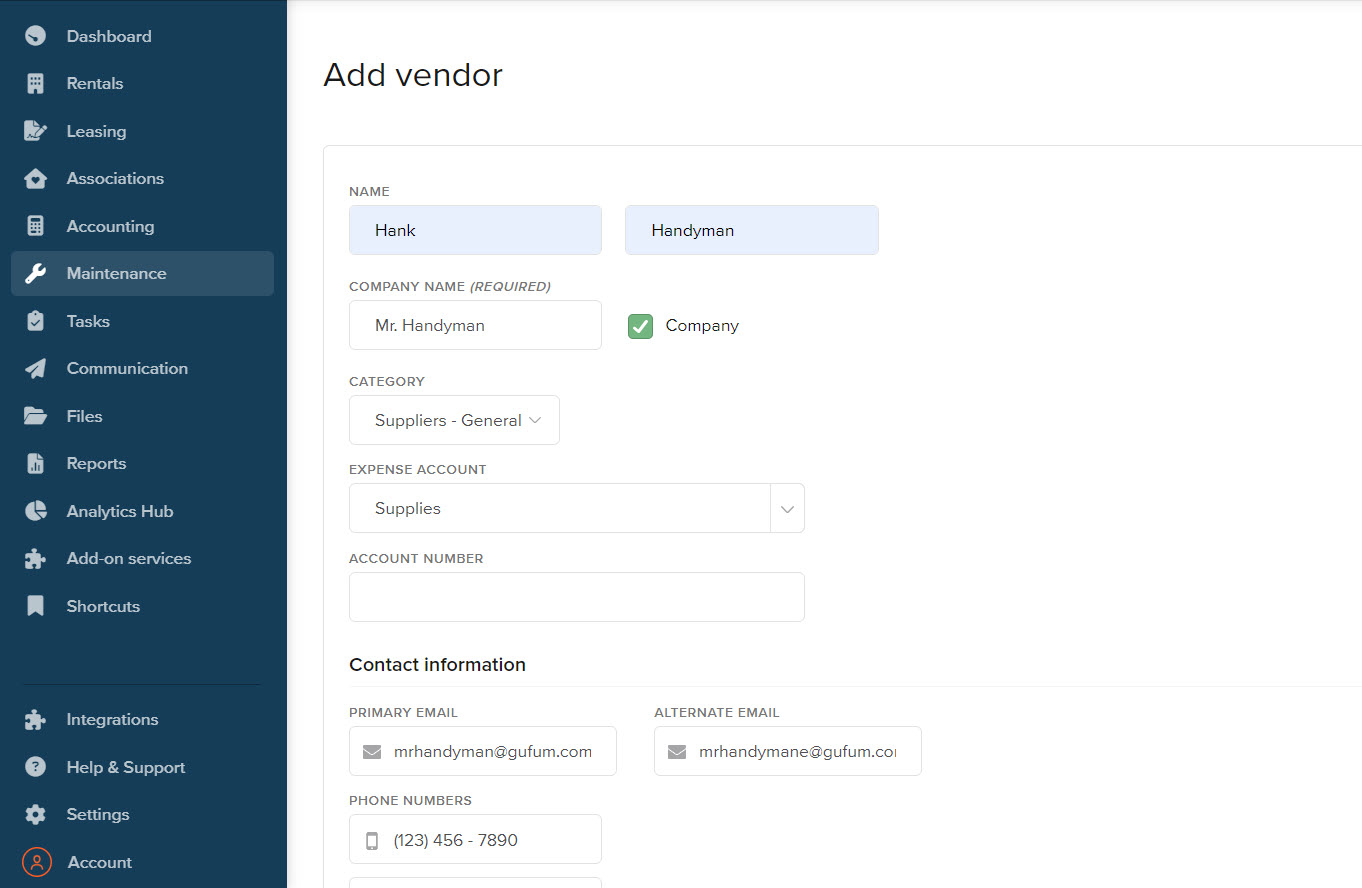 How do I add a vendor?