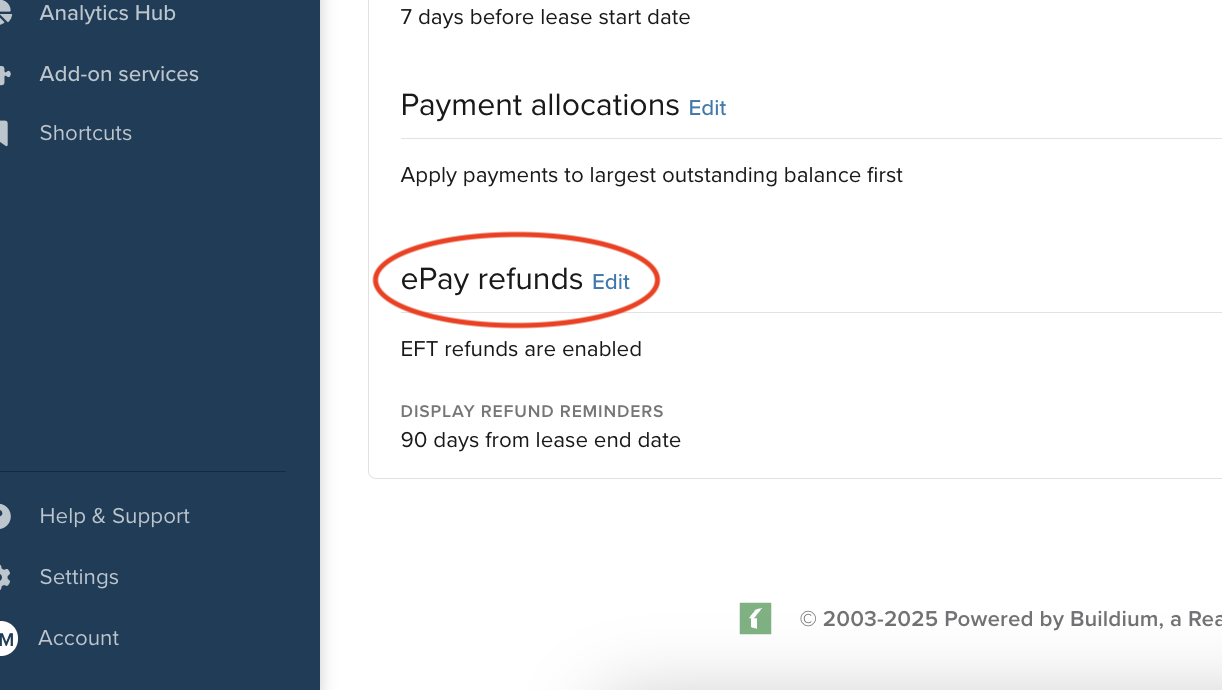 EFT Resident Refunds