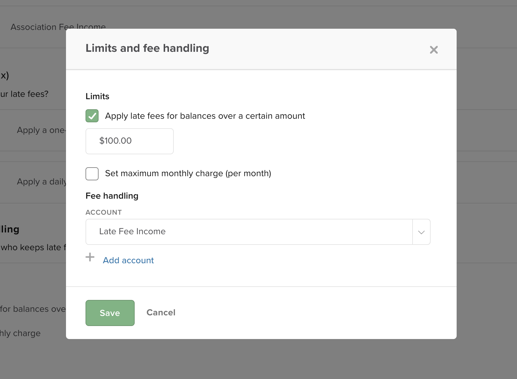 Sharing late fees with owners
