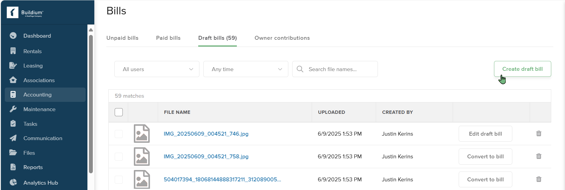 How Do I Create a Draft Bill